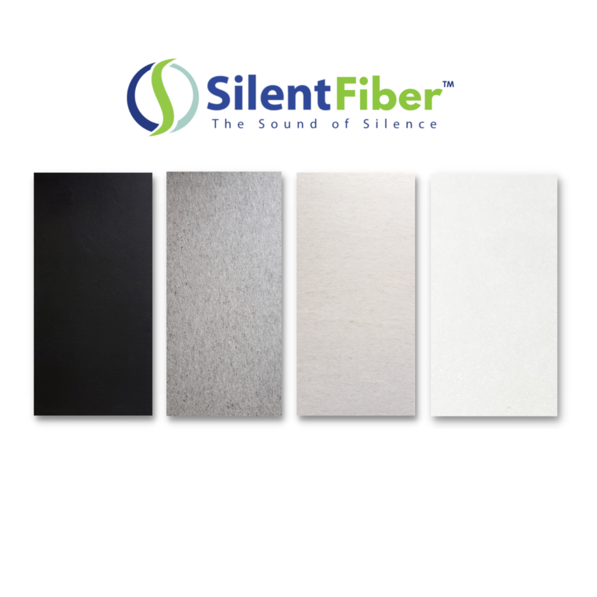 SilentFiber™ Blade Baffle (5 Baffles) Grey - Simply Soundproofing