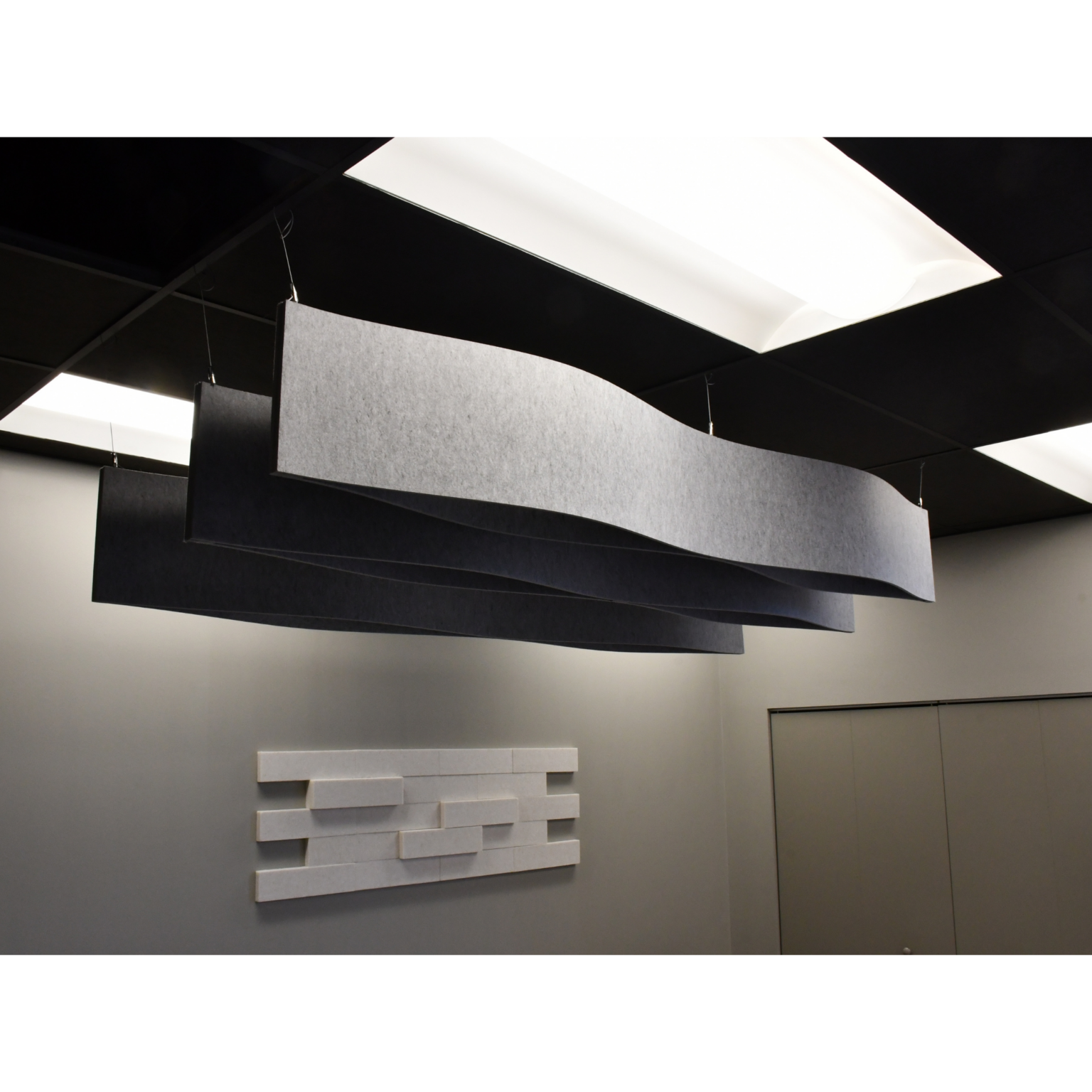 SilentFiber™ Wave Baffle, Grey - Simply Soundproofing