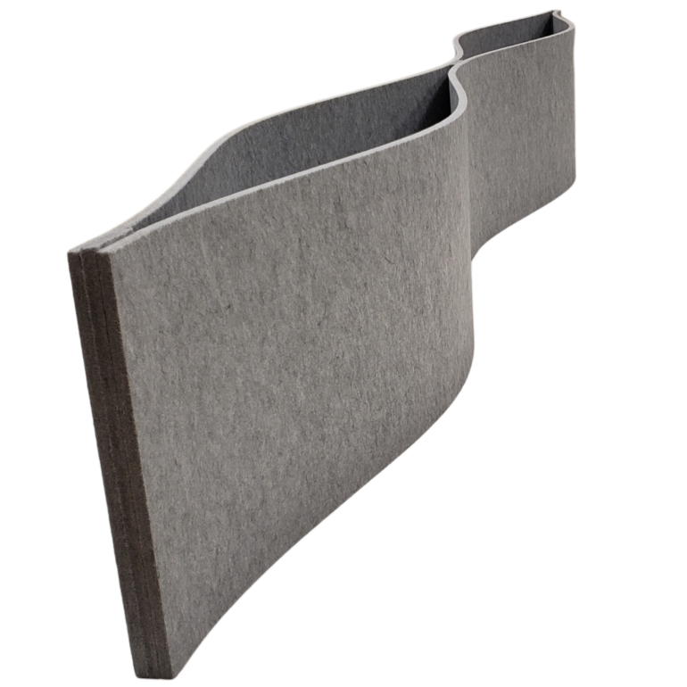 SilentFiber™ Wave Baffle, Grey - Simply Soundproofing