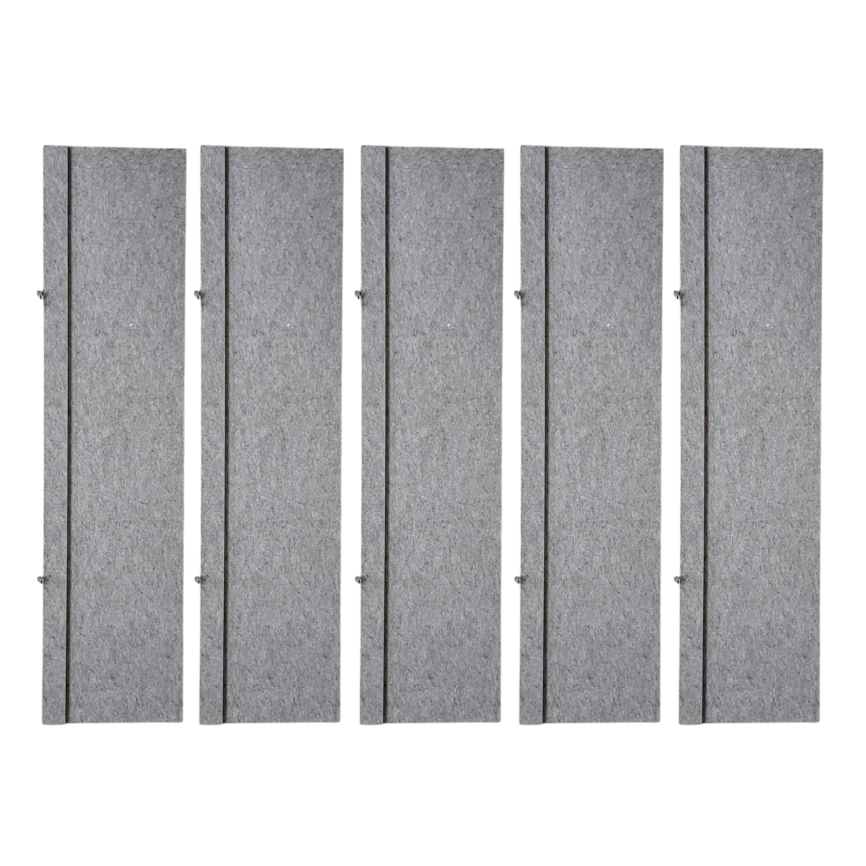 SilentFiber™ Blade Baffle (5 Baffles) Grey - Simply Soundproofing
