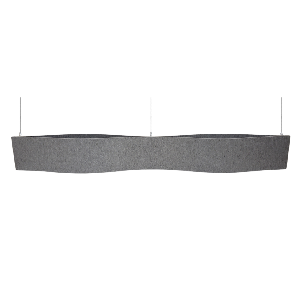 SilentFiber™ Wave Baffle, Grey - Simply Soundproofing